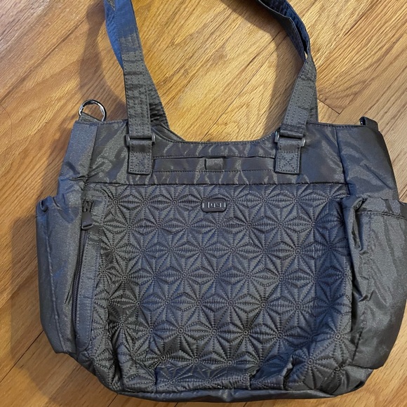 lug | Bags | Lug Quilted Gray Shoulder Bag | Poshmark